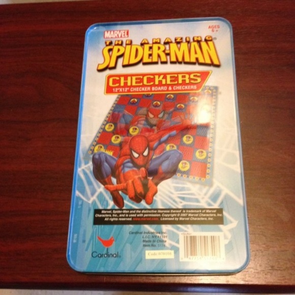 Marvel | Other | Marvel Spiderman Checkers | Poshmark